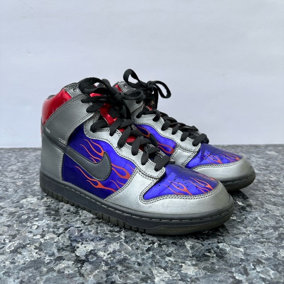 Nike | Shoes | Nike Dunk High Gs Optimus Prime 3839 001 Size 7y ...